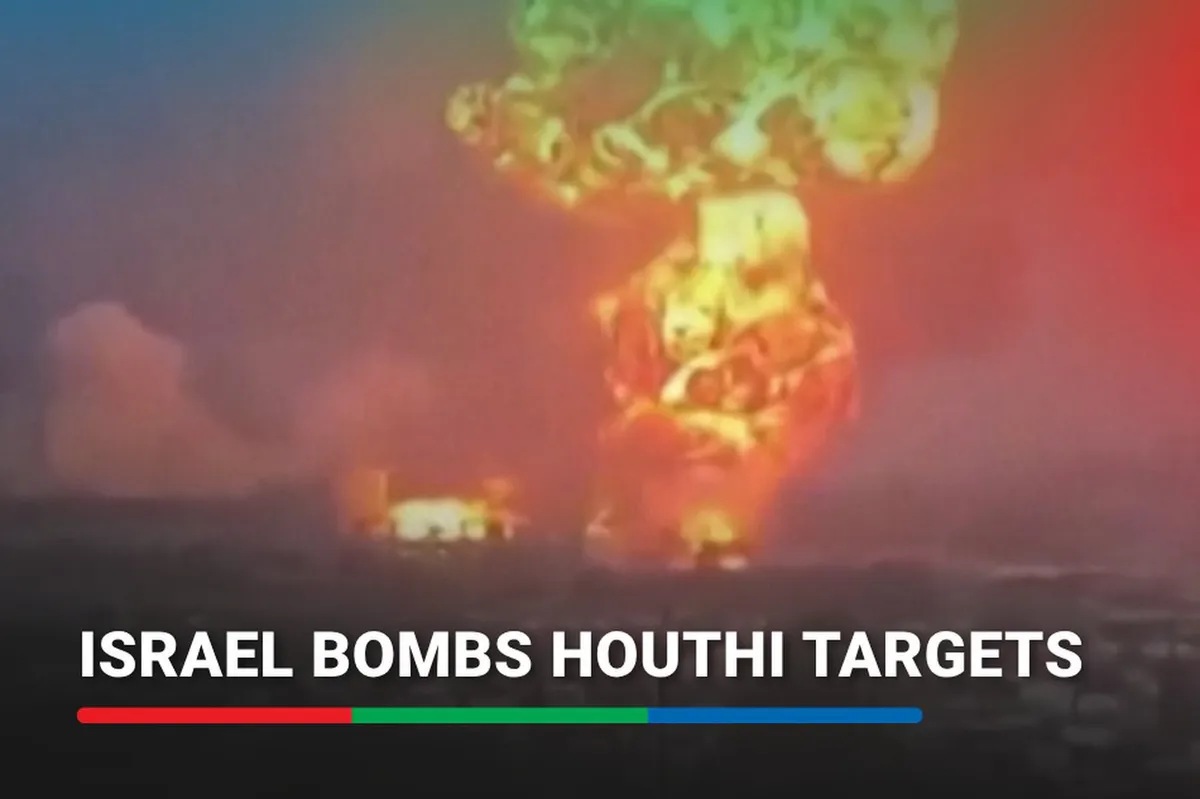 Fiery explosion rocks Yemen port city following Israeli strikes | ABS ...