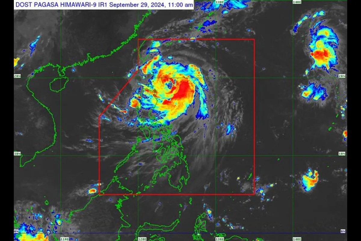 Julian intensifies into severe tropical storm; Signal No. 3 over part ...