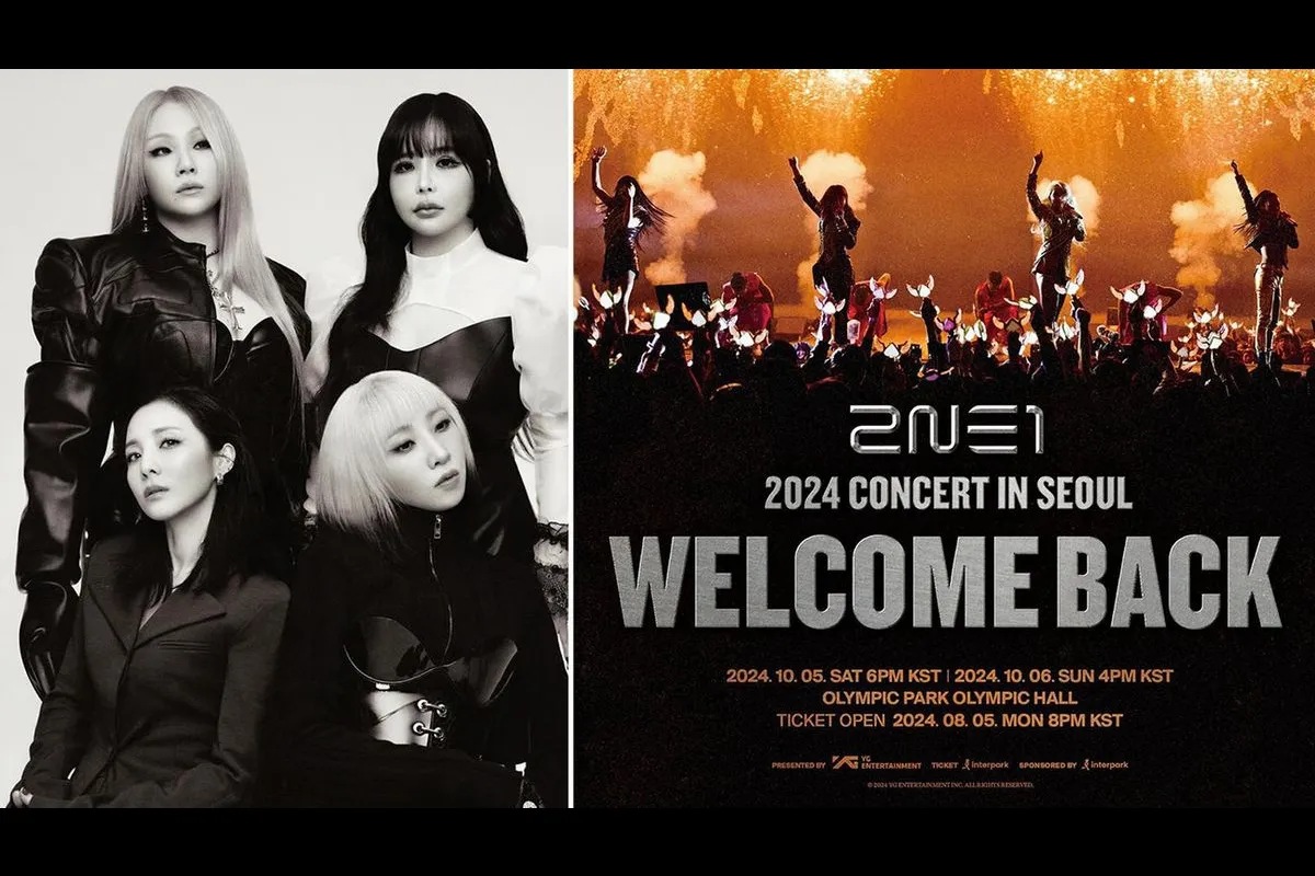 YG unveils ‘Welcome Back’ concert poster of 2NE1, announces venue and ...