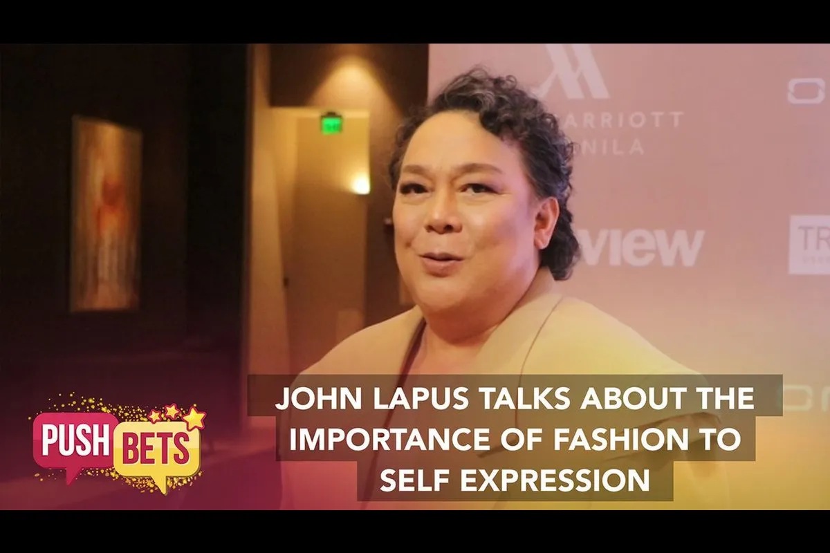 John Lapus talks about the importance of fashion to self-expression | PUSH Bets | ABS-CBN ...