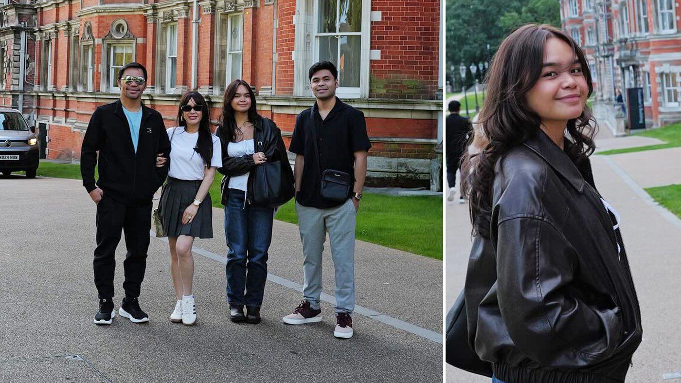 Jinkee and Manny Pacquiao send off daughter Princess to London for ...