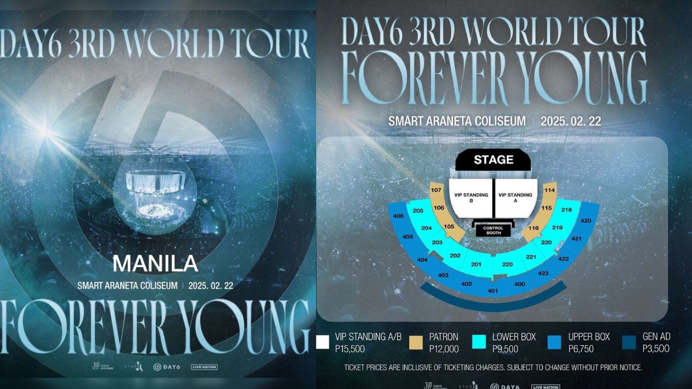 Ticket details for Day6 concert in Manila announced | ABS-CBN Entertainment