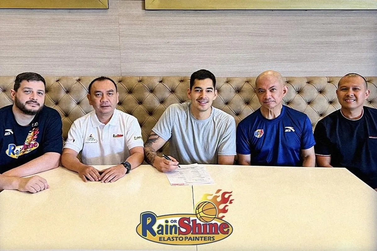 Caelan Tiongson inks three-year deal with Rain or Shine | ABS-CBN Sports