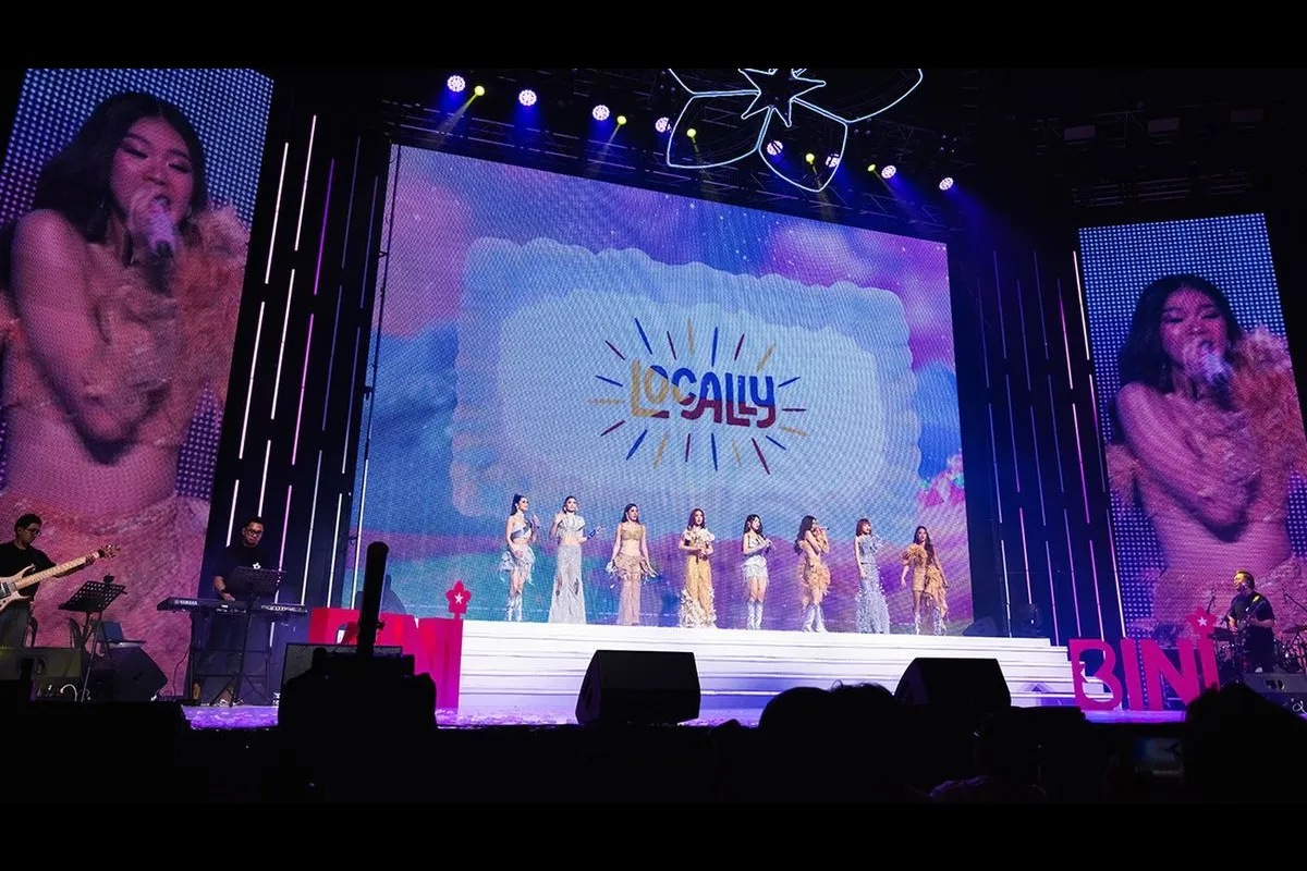 BINI fans were all in for games, dancing, and fun at the Locally booth ...