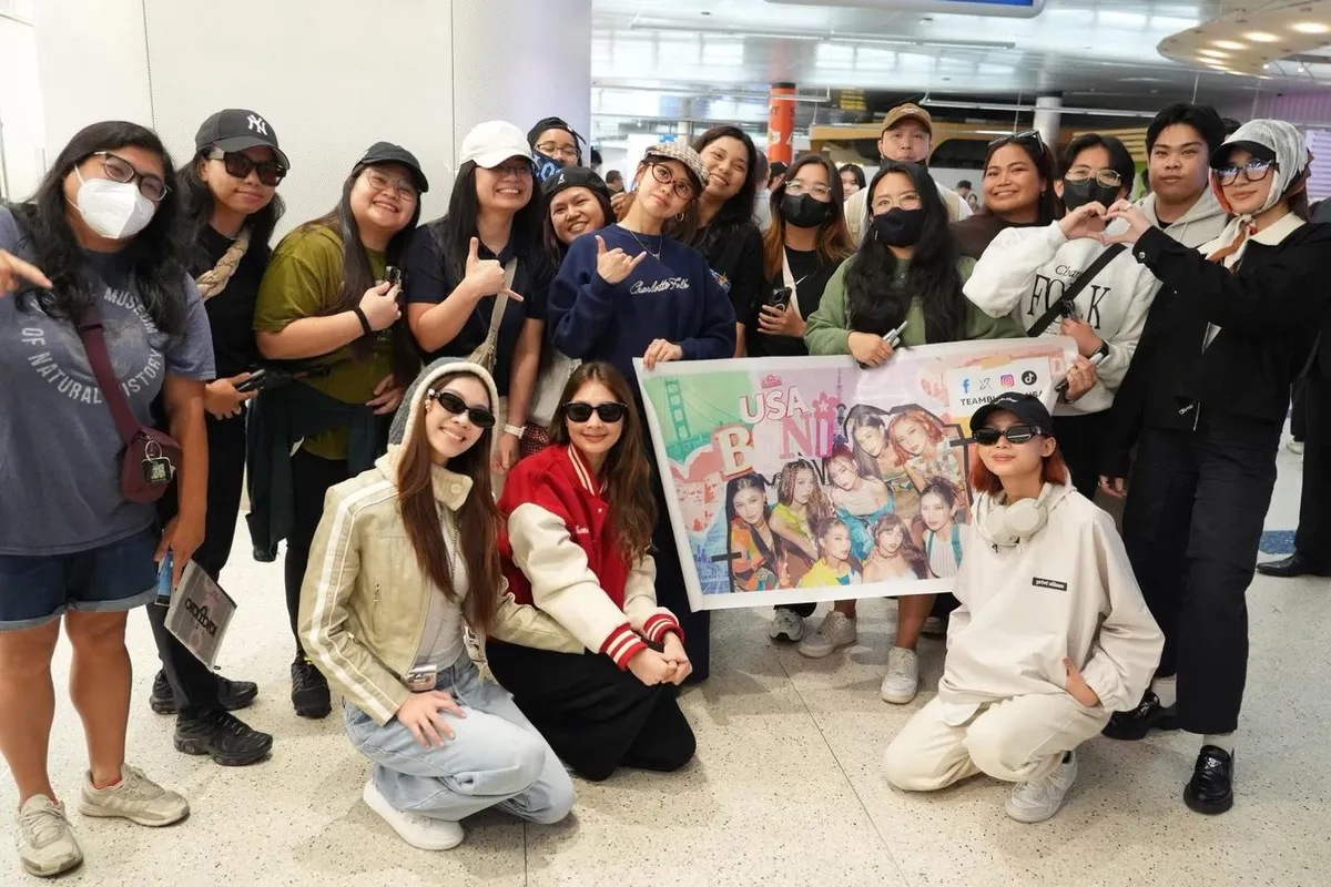 BINI's Maloi, Colet, Gwen, Stacey, Aiah now in LA for KCON | ABS-CBN ...
