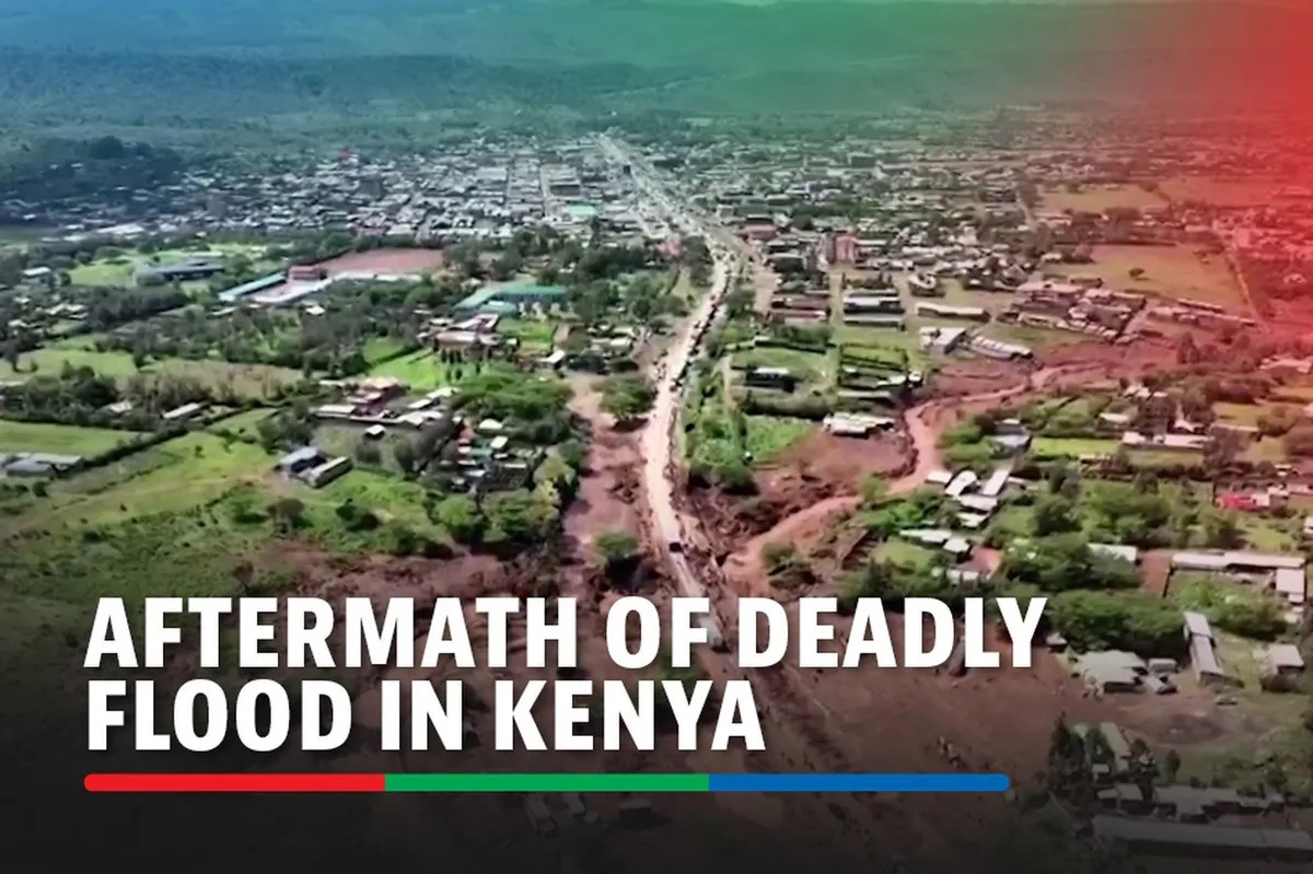 DRONE FOOTAGE: Aftermath of deadly Kenyan flood | ABS-CBN News