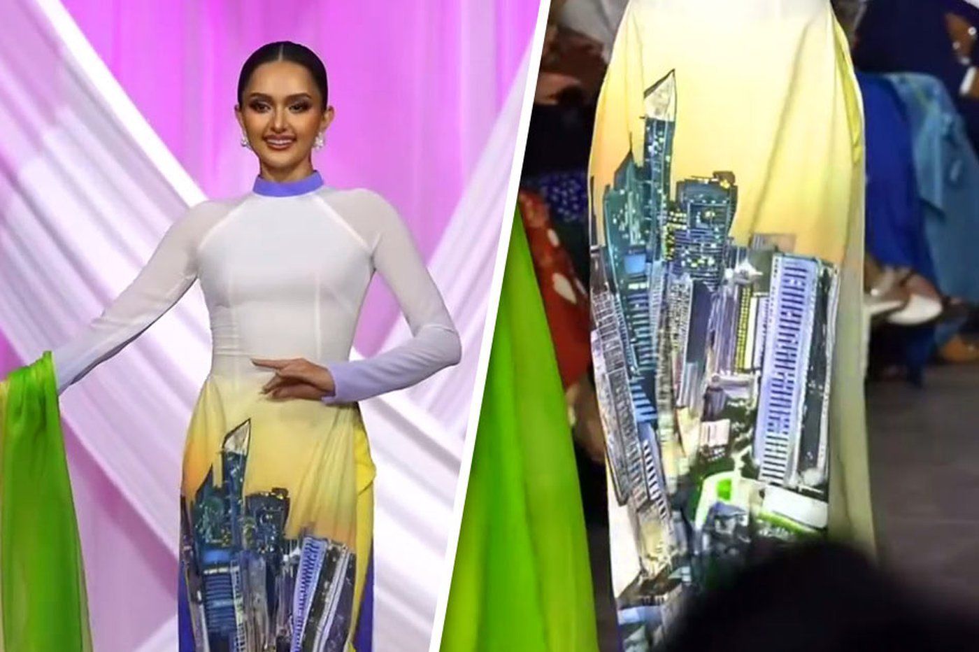 Ahtisa Manalo showcases Manila in Miss Cosmo fashion show | ABS-CBN ...