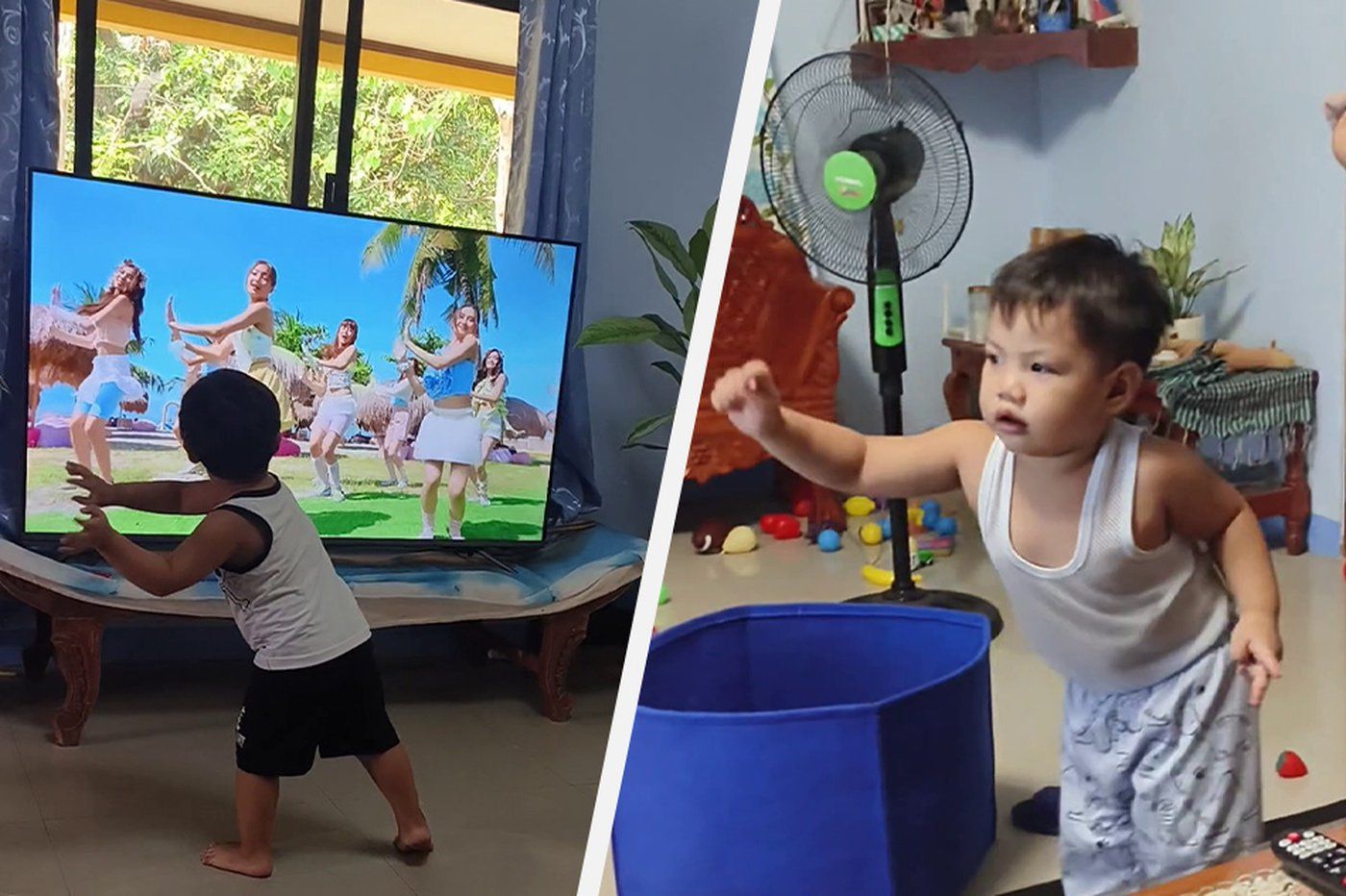 2-year old baby boy, todo ang kembot sa pagsayaw ng 'Pantropiko' | ABS ...