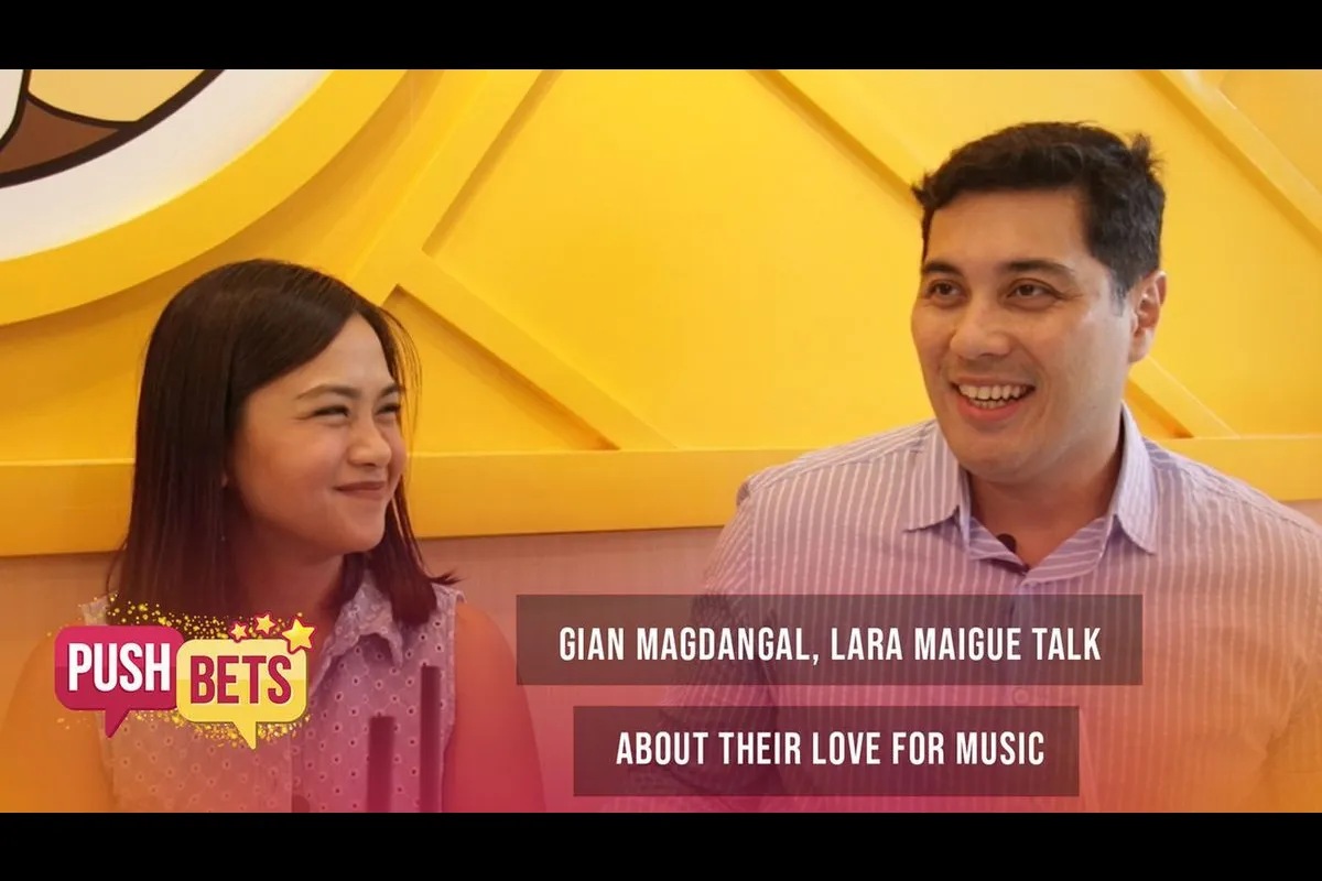 Gian Magdangal, Lara Maigue talk about their love for music | PUSH Bets ...
