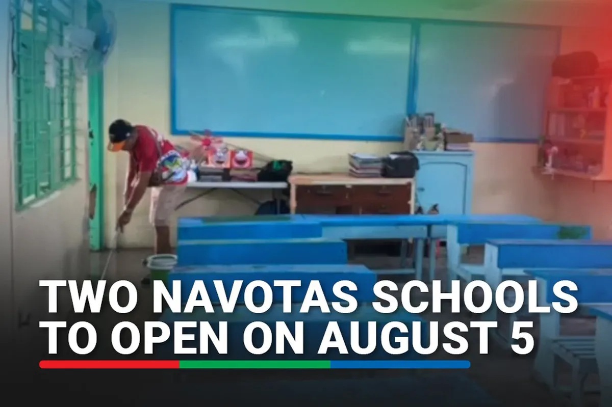 Two Navotas schools to open on August 5 | ABS-CBN News