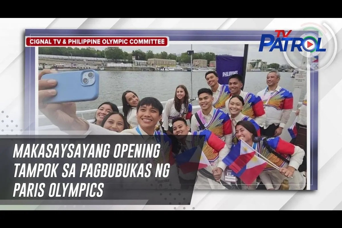Makasaysayang opening tampok sa pagbubukas ng Paris Olympics | ABS-CBN ...