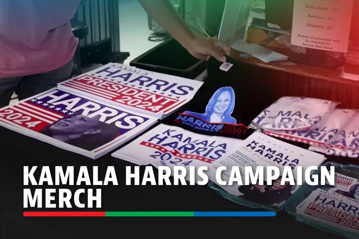 Print shop plays catch-up to roll out Harris campaign merchandise | ABS ...