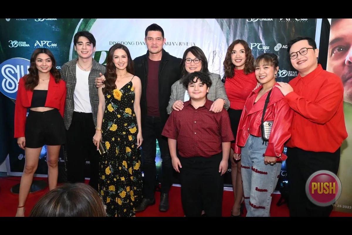 Dingdong Dantes, Marian Rivera lead celebrity screening of MMFF film ...