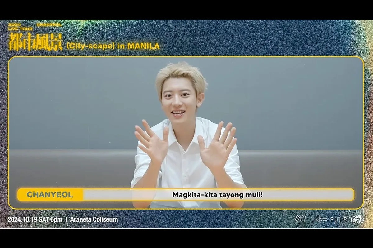 Chanyeol shares message for Filipino fans ahead of Manila concert in ...