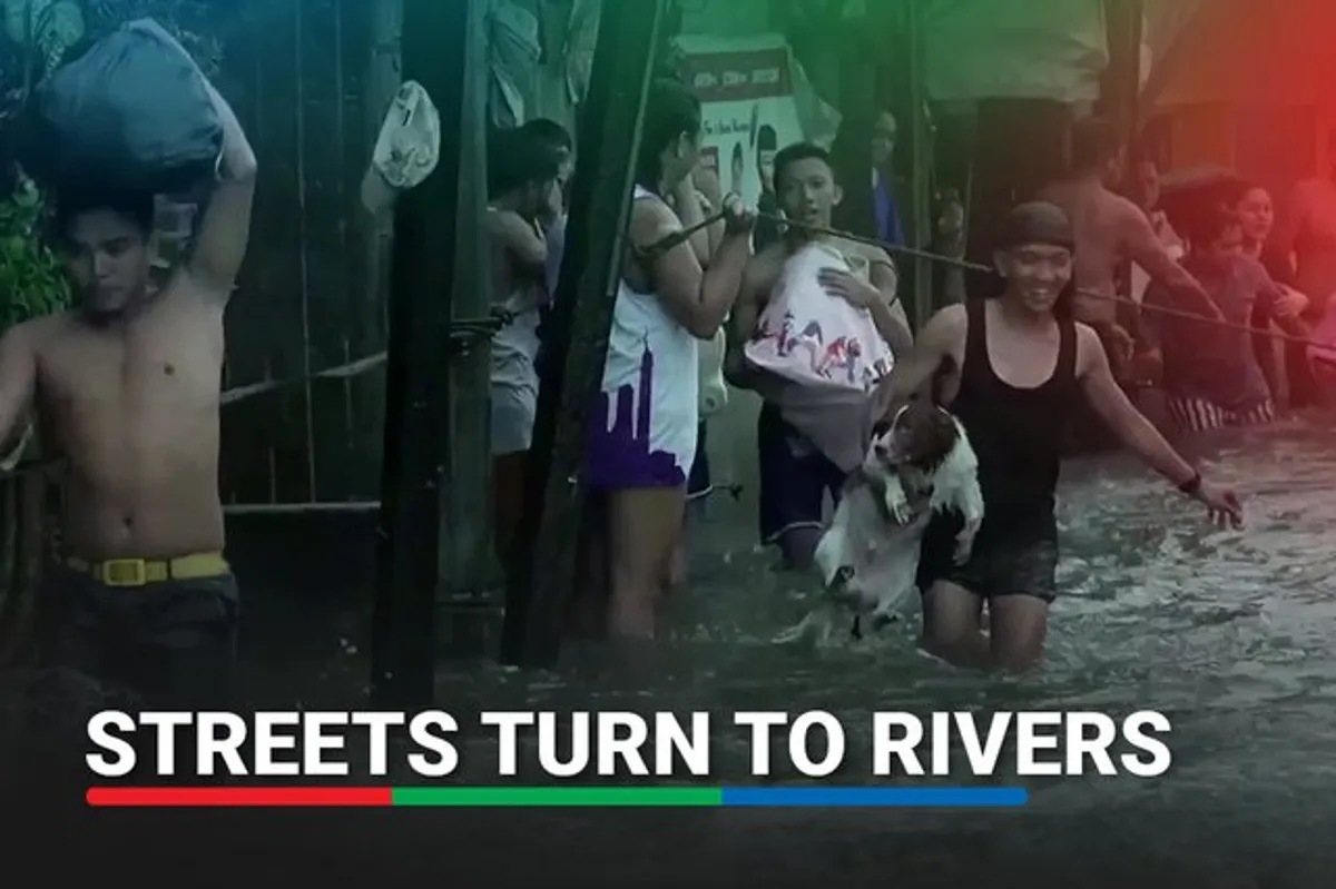 Floods submerge villages as Typhoon Carina brings heavy rains in ...