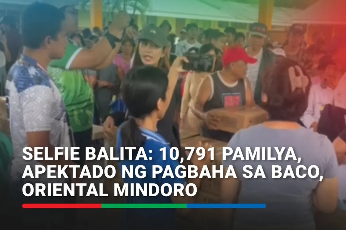 Selfie Balita: 10,791 pamilya, apektado ng pagbaha sa Baco, Oriental Mindoro; 25 barangay binaha ...