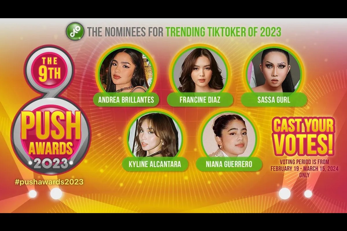 PUSH Awards 2023 | Trending TikToker of the year nominees | ABS-CBN ...
