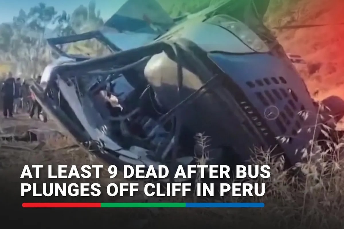 At least 9 dead after bus plunges off cliff in Peru | ABS-CBN News