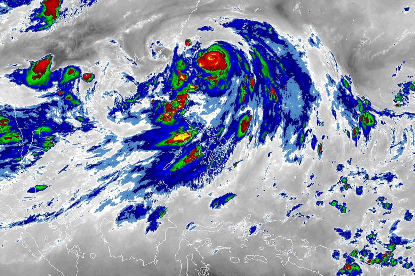 Typhoon Carina maintains strength, heads for Taiwan | ABS-CBN News