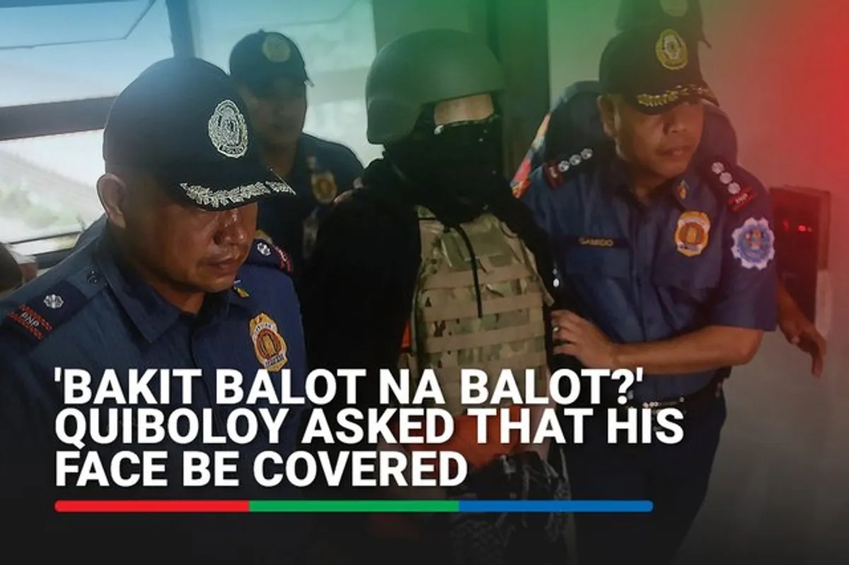 'Bakit balot na balot?' Quiboloy asked that his face be covered | ABS ...