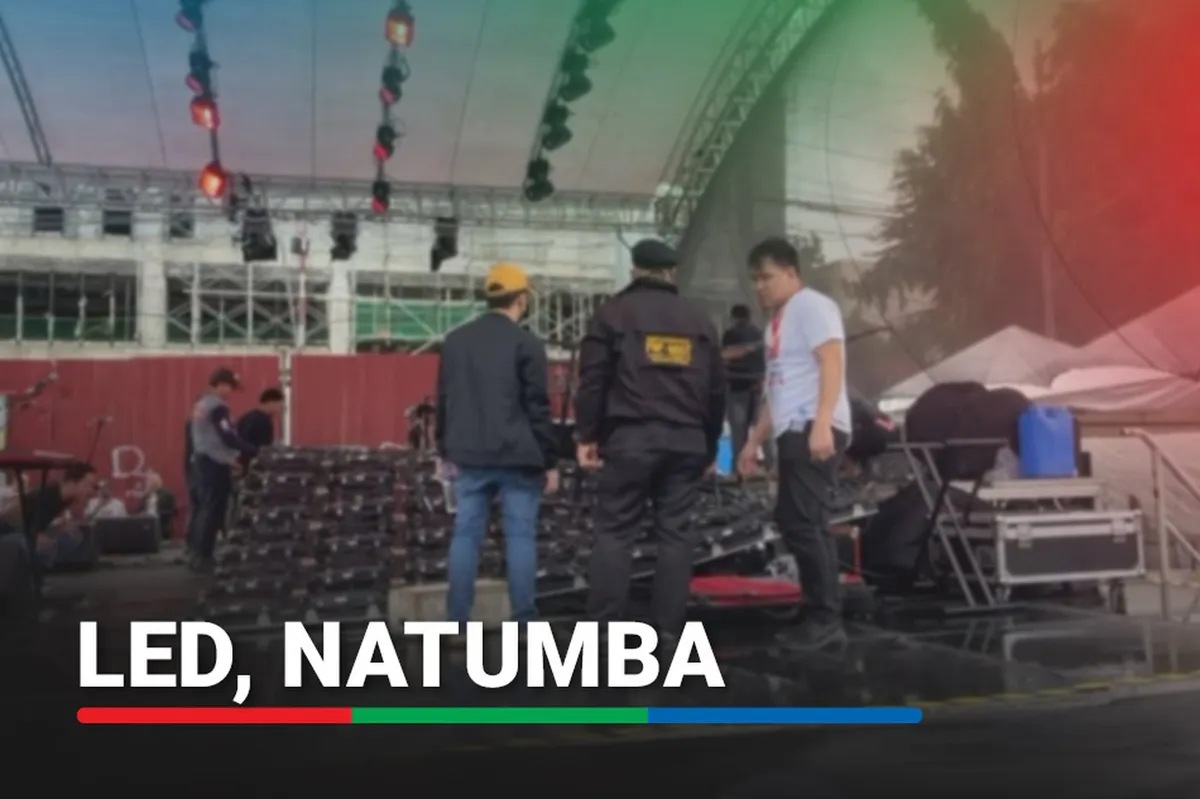 LED screen sa 'Tunog ng Bagong Pilipinas' concert, natumba dahil sa ...