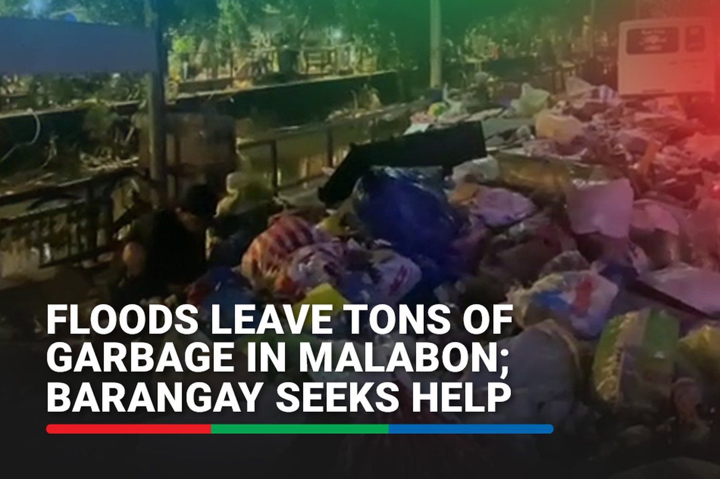 Floods leave tons of garbage in Malabon; barangay seeks help | ABS-CBN News
