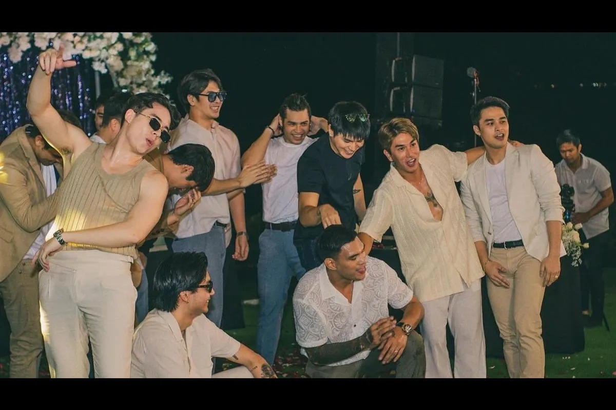 Zeus Collins nagbahagi ng ilang wedding photos kasama ang Hashtags ...