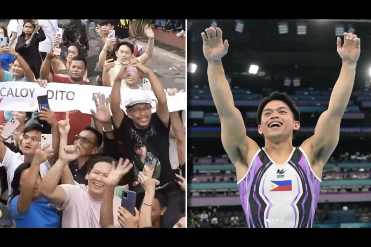 Carlos Yulo salutes dad at homecoming parade: ‘Caloy dito papa mo ...