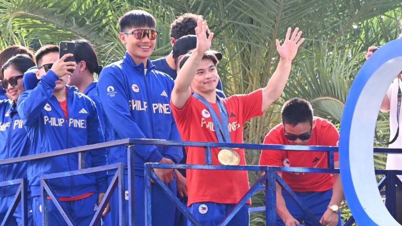 Parade of Champions: Carlos Yulo and Filipino Olympians' Homecoming in ...