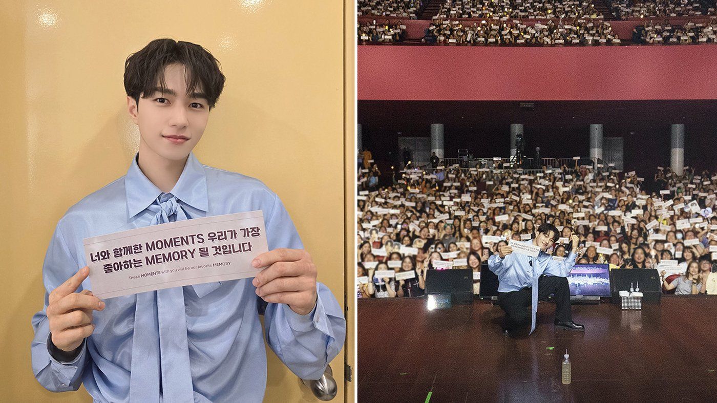 Korean star Kim Myung-soo shares the best moments with his Filo fans ...