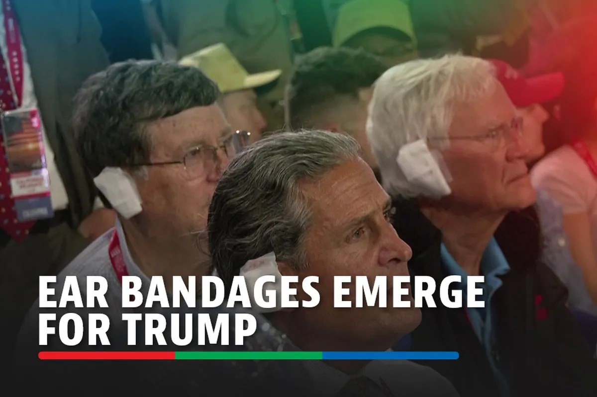 Ear bandages emerge as latest trend at Republican convention | ABS-CBN News