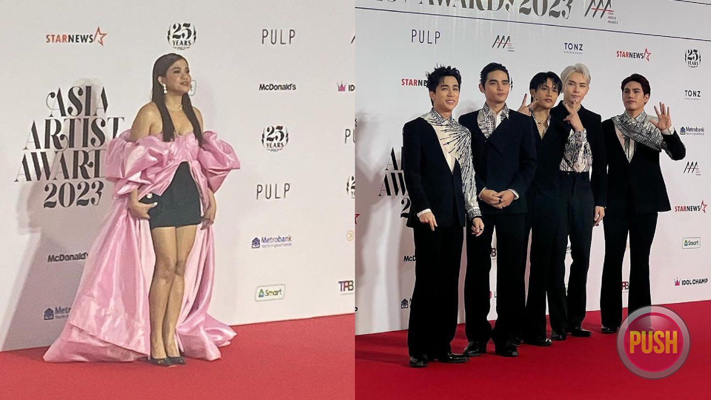 SB19 showcases swag, Melai Cantiveros brings laughs at Asia Artist Awards 2023 red carpet | ABS ...