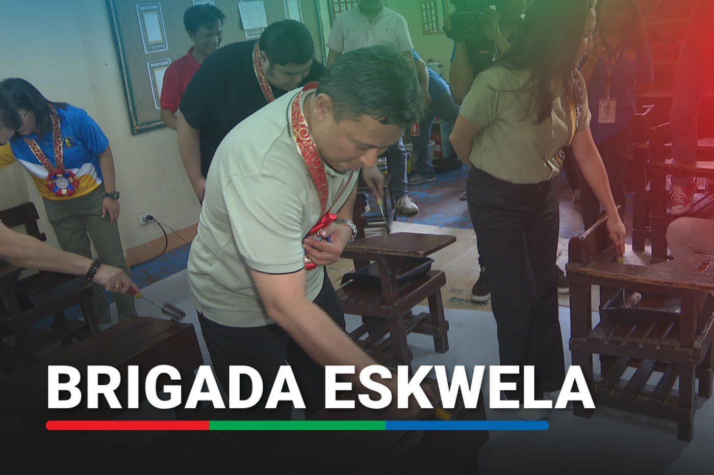 Brigada Eskwela, pinangunahan ni Angara | ABS-CBN News