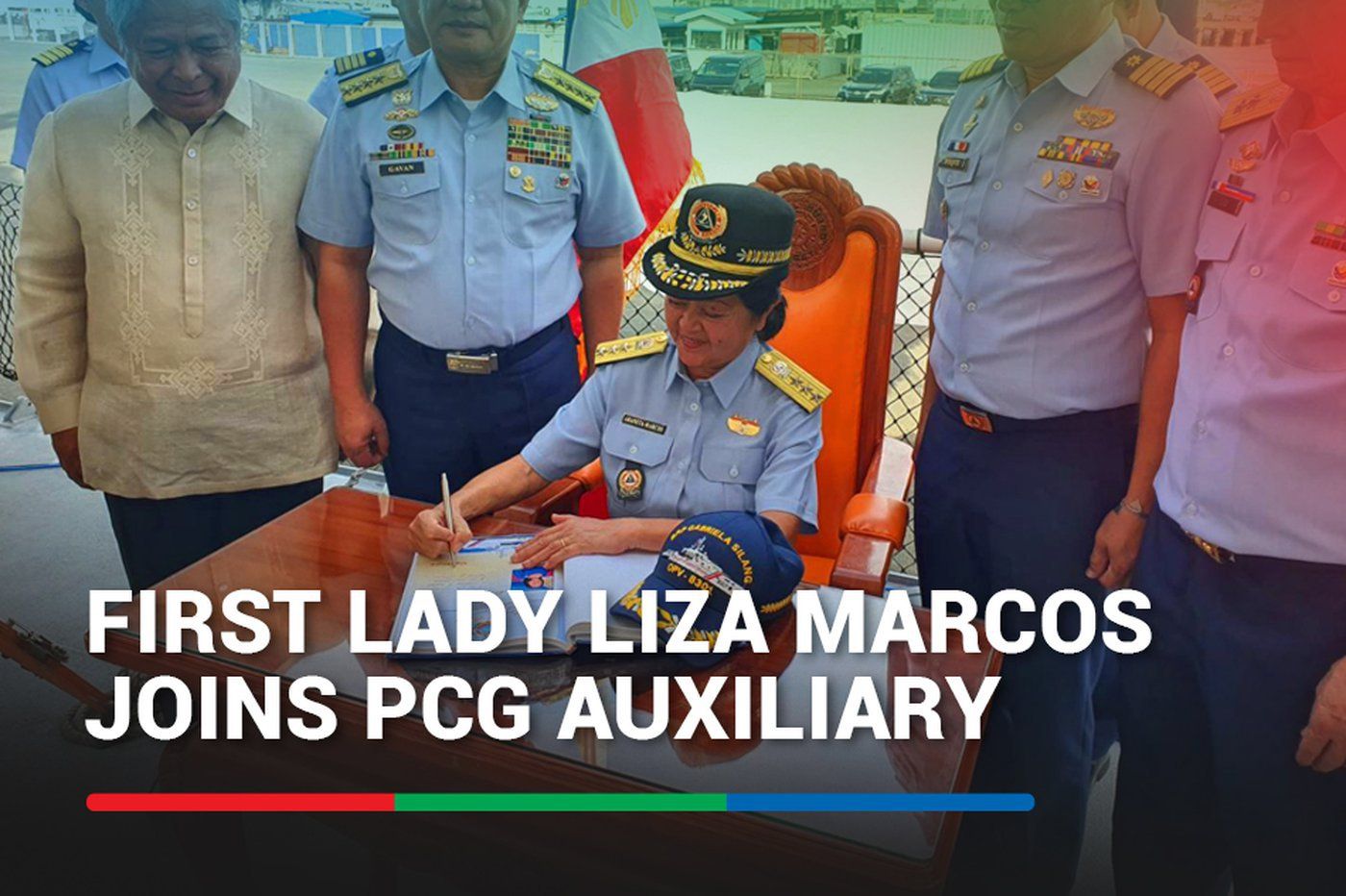 First Lady Liza Marcos joins PCG Auxiliary | ABS-CBN News