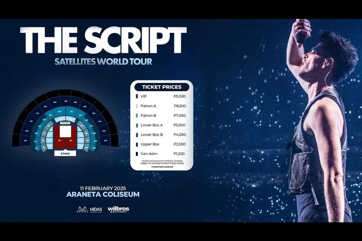 Here are the ticket prices for The Script concert in Manila | ABS-CBN ...