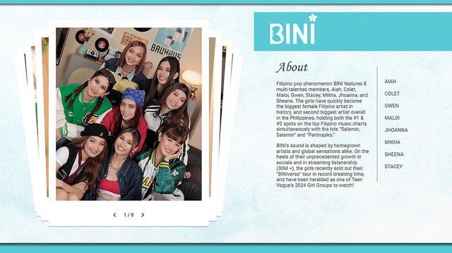 BINI launches official website on their third anniversary | ABS-CBN ...