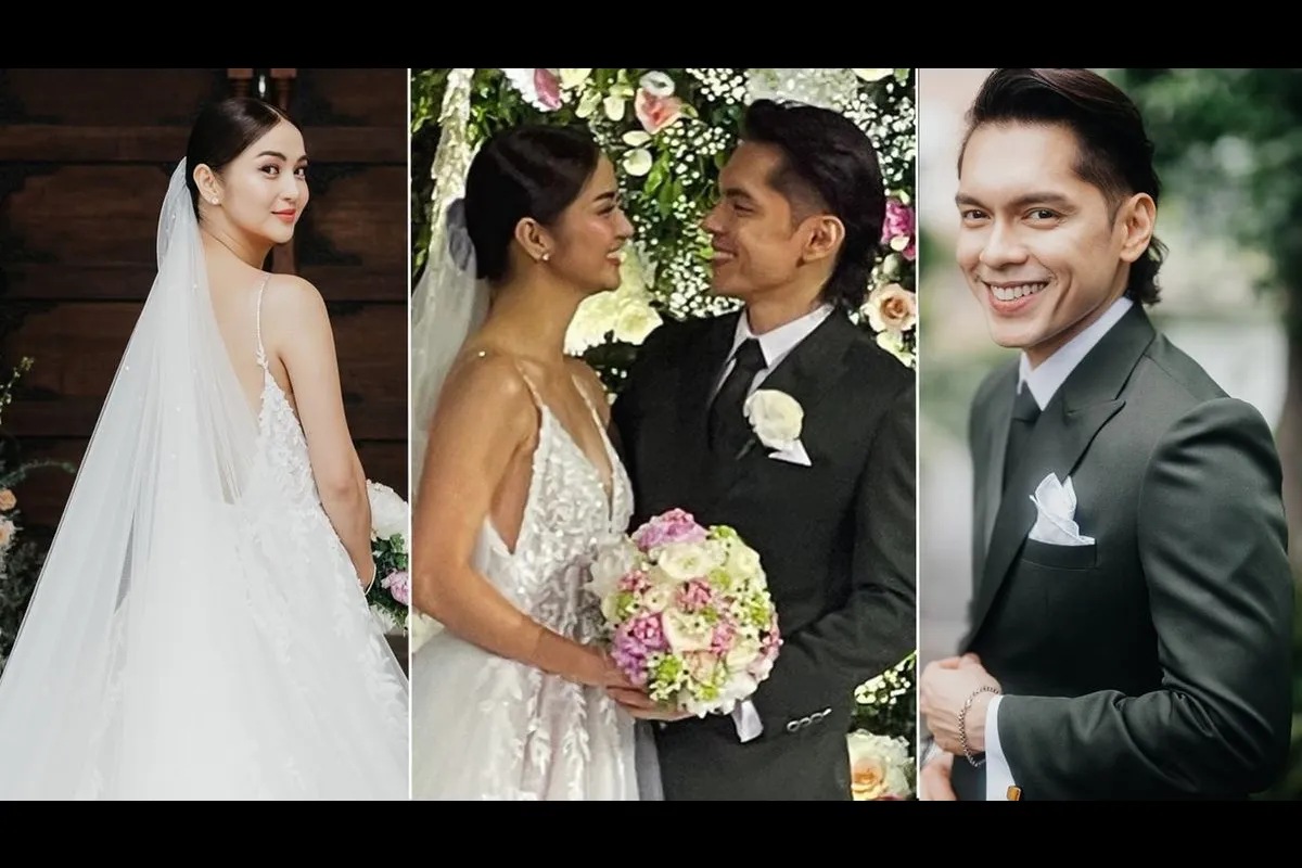 Carlo Aquino and Charlie Dizon tie the knot in private wedding | ABS ...