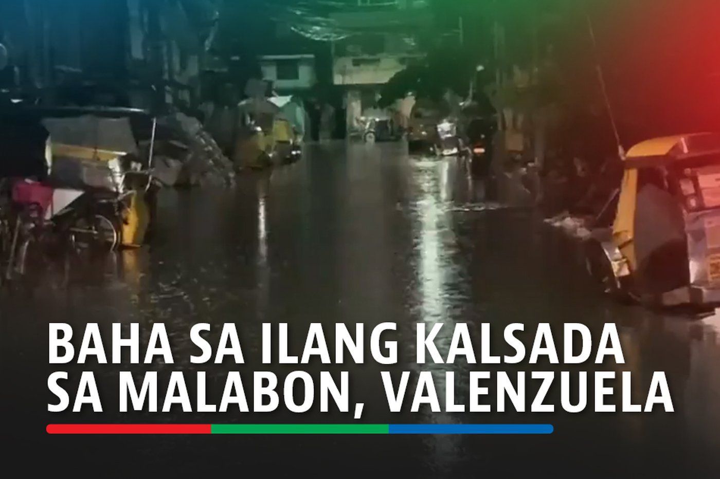 PANOORIN: Baha sa ilang kalsada sa Malabon, Valenzuela | ABS-CBN News