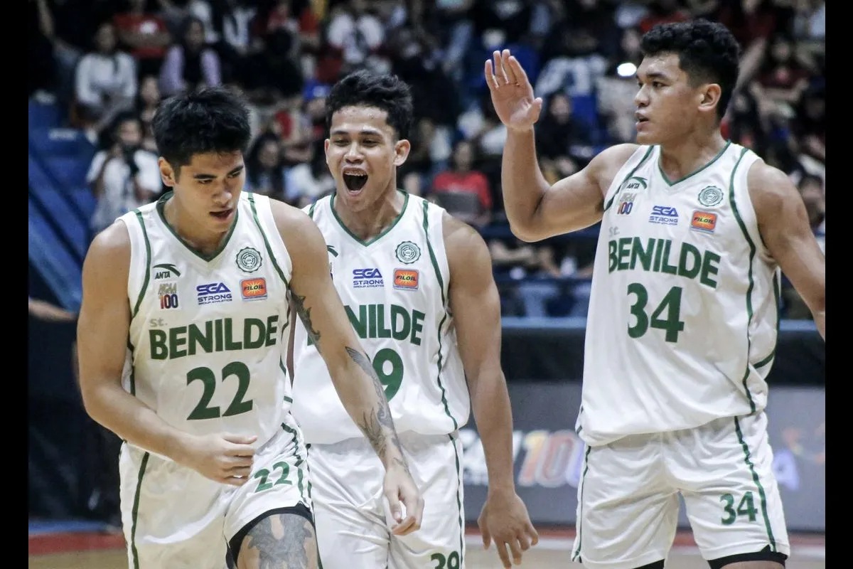 St. Benilde cruises past EAC for third straight win in NCAA 100 | ABS-CBN Sports
