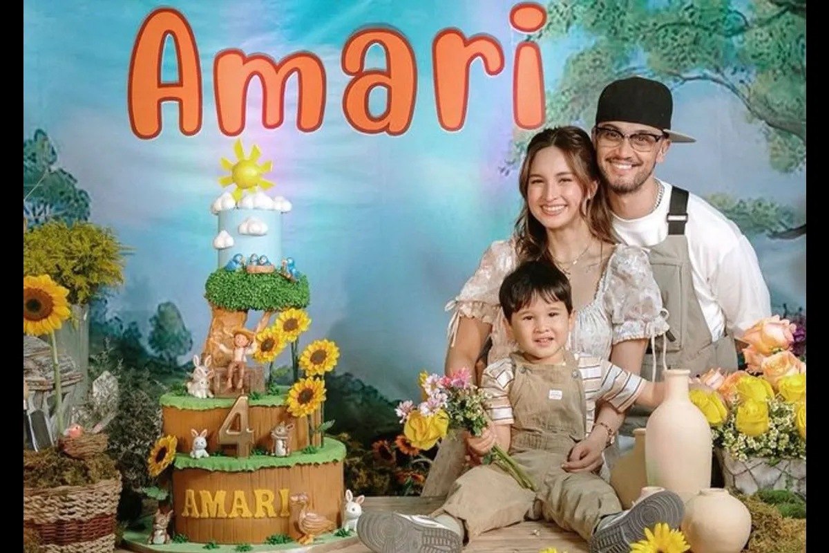 Billy Crawford, Coleen Garcia throw flower-themed birthday party for ...