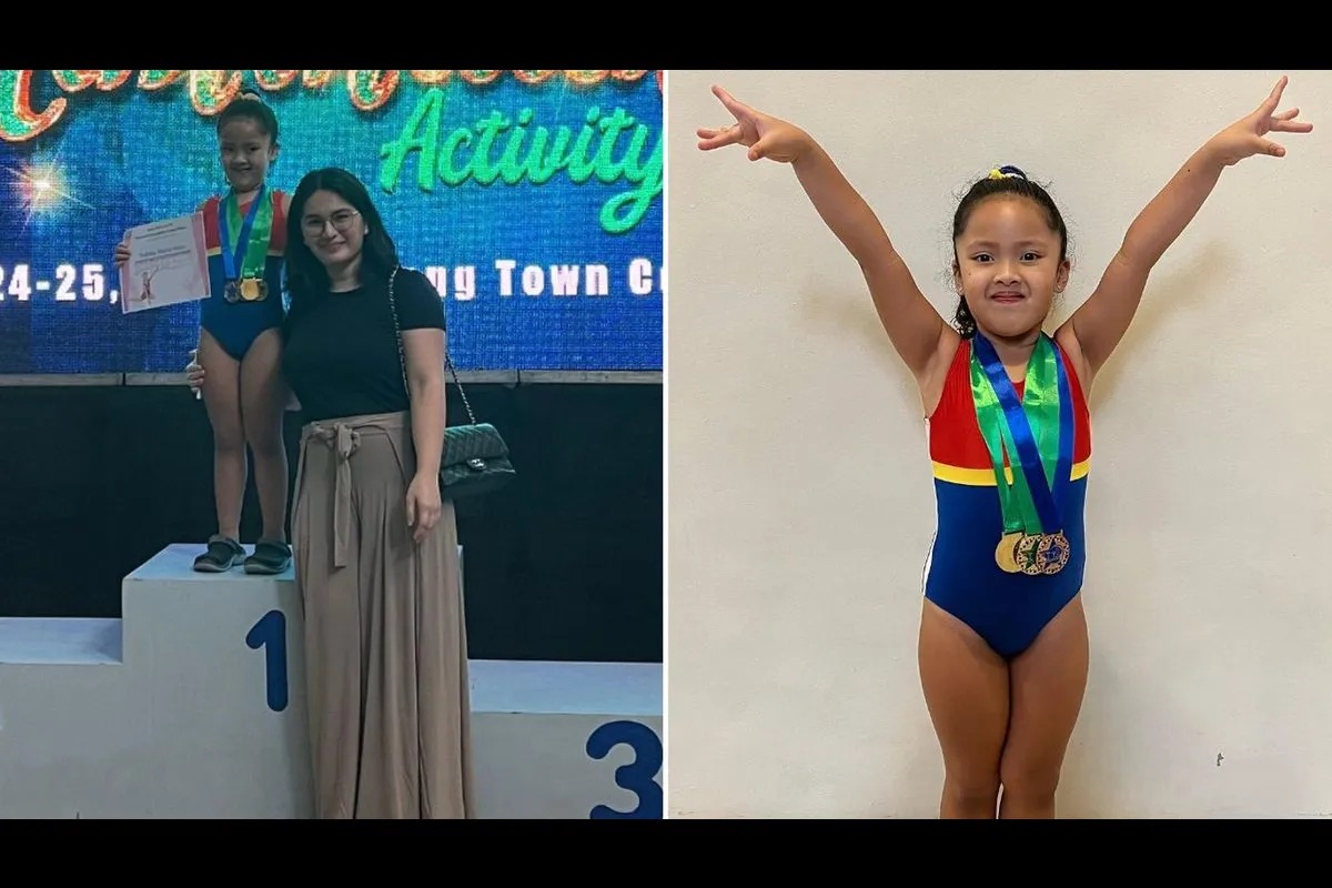 Vic Sotto and Pauleen Luna’s daughter bags gold in gymnastics competition | ABS-CBN Entertainment