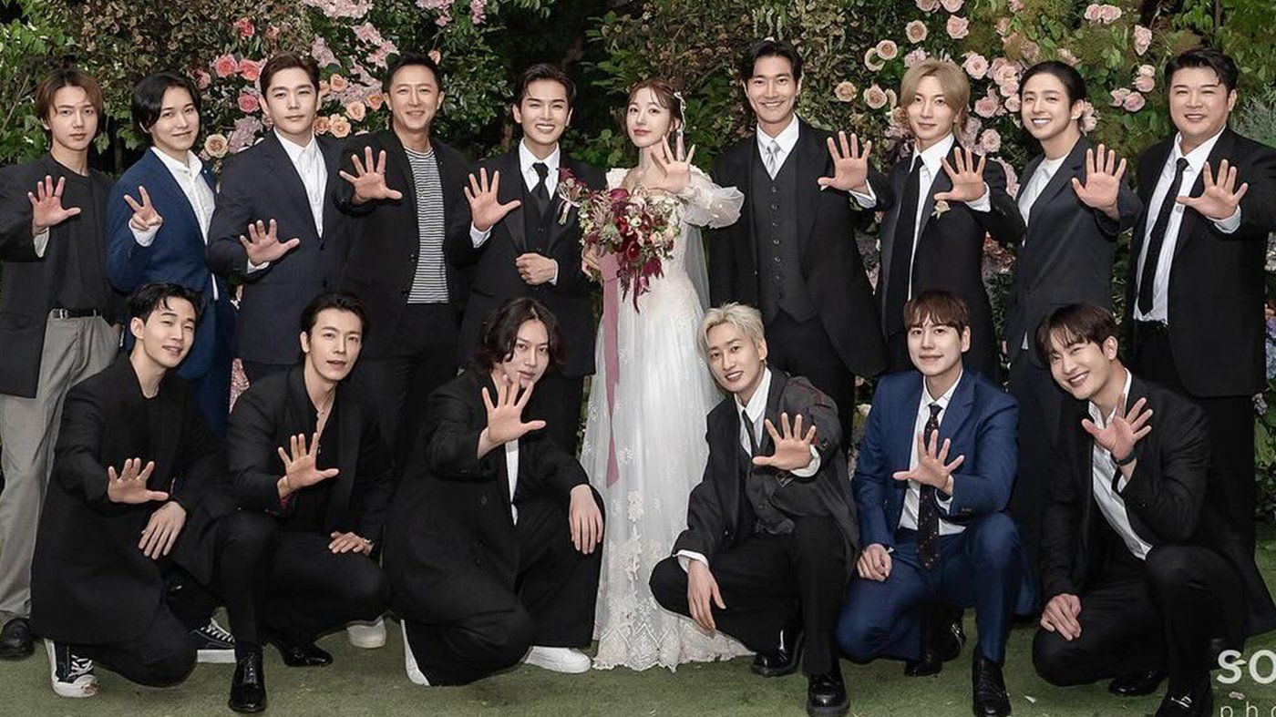 LOOK: Super Junior complete at Ryeowook’s wedding | ABS-CBN Entertainment