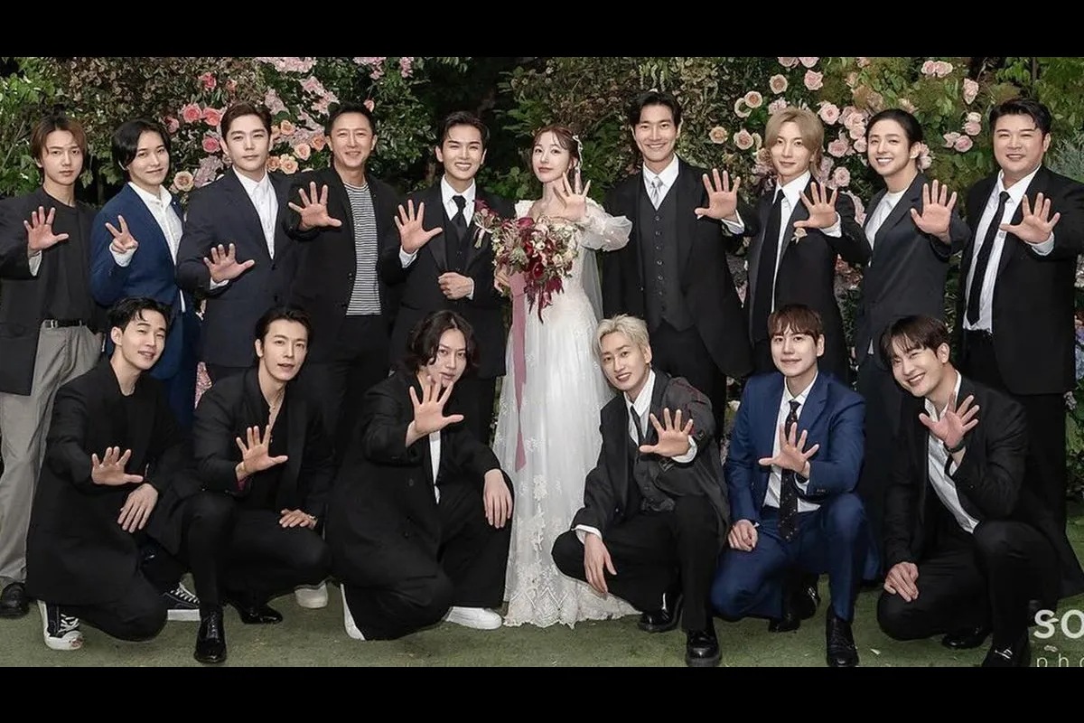 LOOK: Super Junior complete at Ryeowook’s wedding | ABS-CBN Entertainment