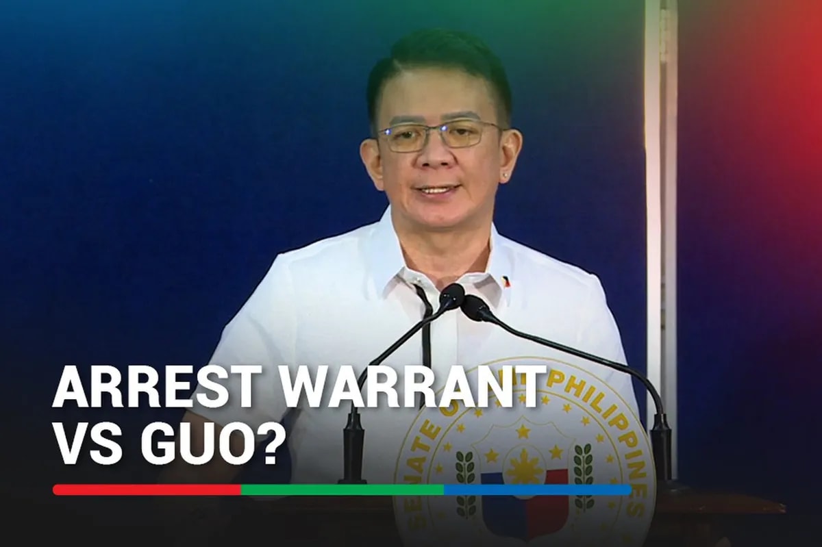 Escudero handang pirmahan ang arrest warrant vs Alice Guo | ABS-CBN News Escudero handang pirmahan ang arrest warrant vs Alice Guo | ABS-CBN News