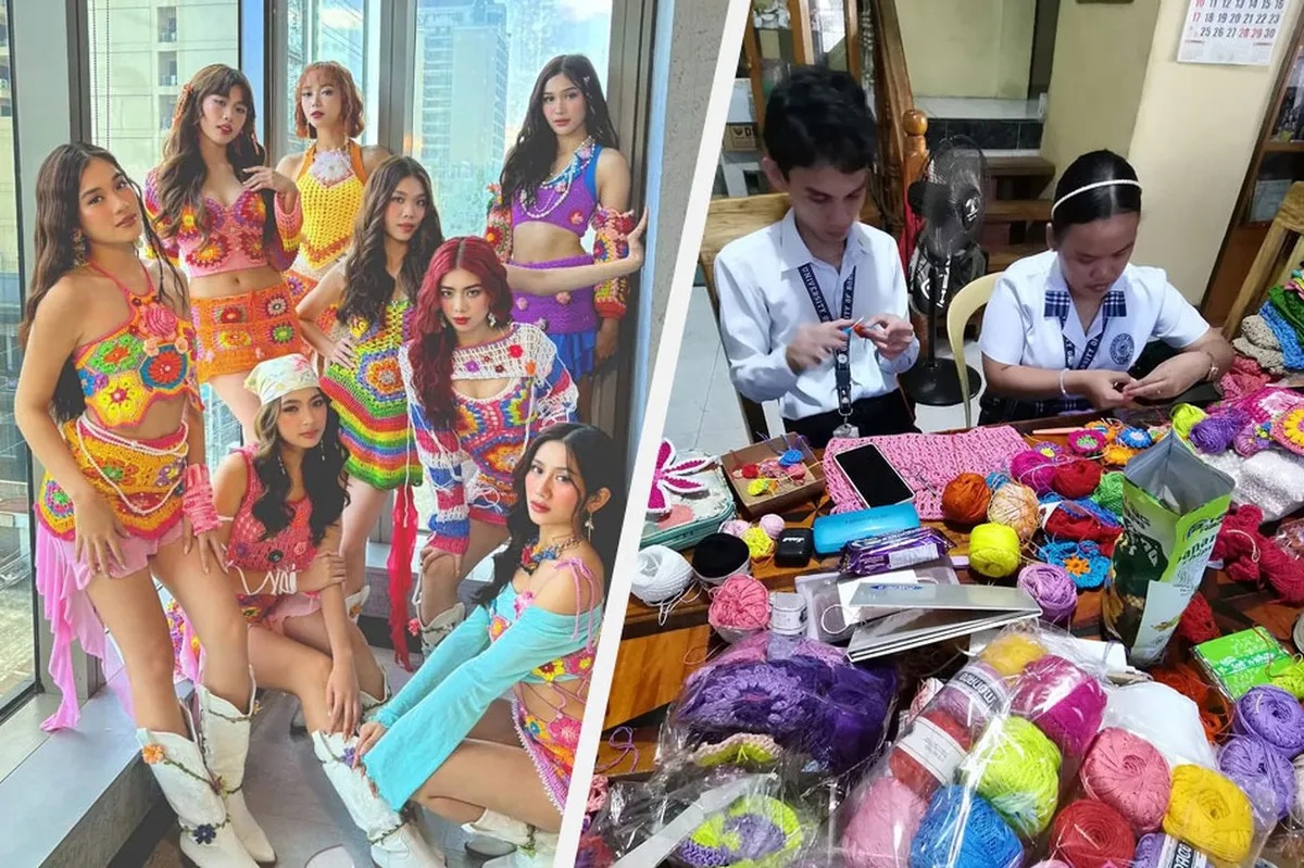Done in 4 days: How a crochet team pulled off outfits for BINI’s Grand ...