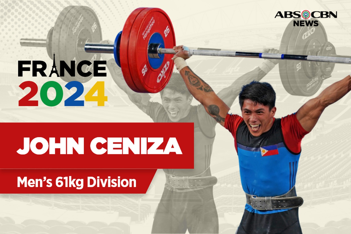 Paris 2024: John Ceniza eyes podium finish in Olympic debut | ABS-CBN ...