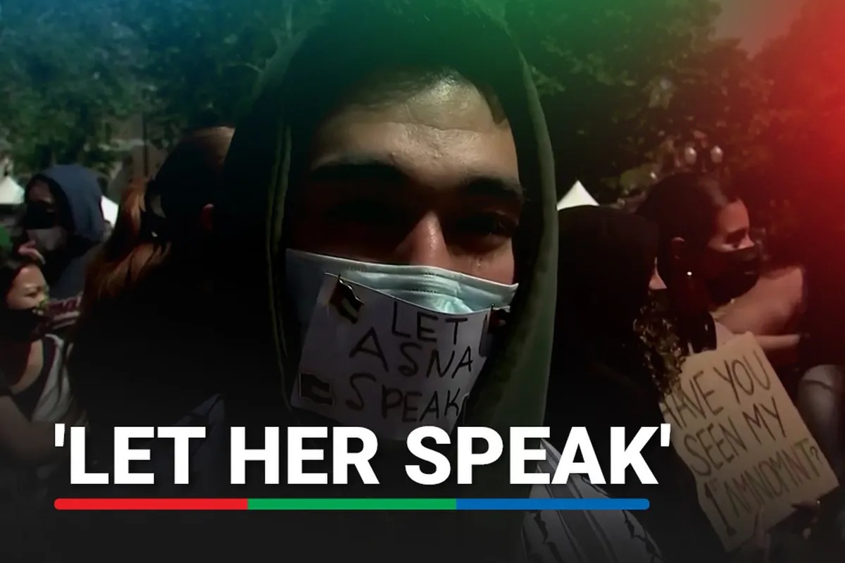 Students protest after USC cancels Muslim valedictorian's speech | ABS ...