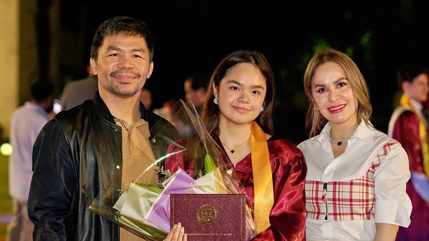 Manny and Jinkee Pacquiao’s daughter Mary graduates from high school ...