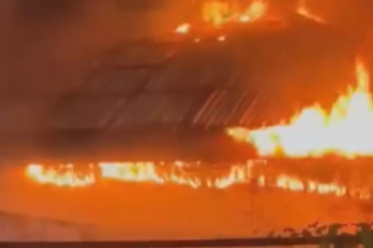 Simbahan sa Bantayan Island, nasunog | ABS-CBN News