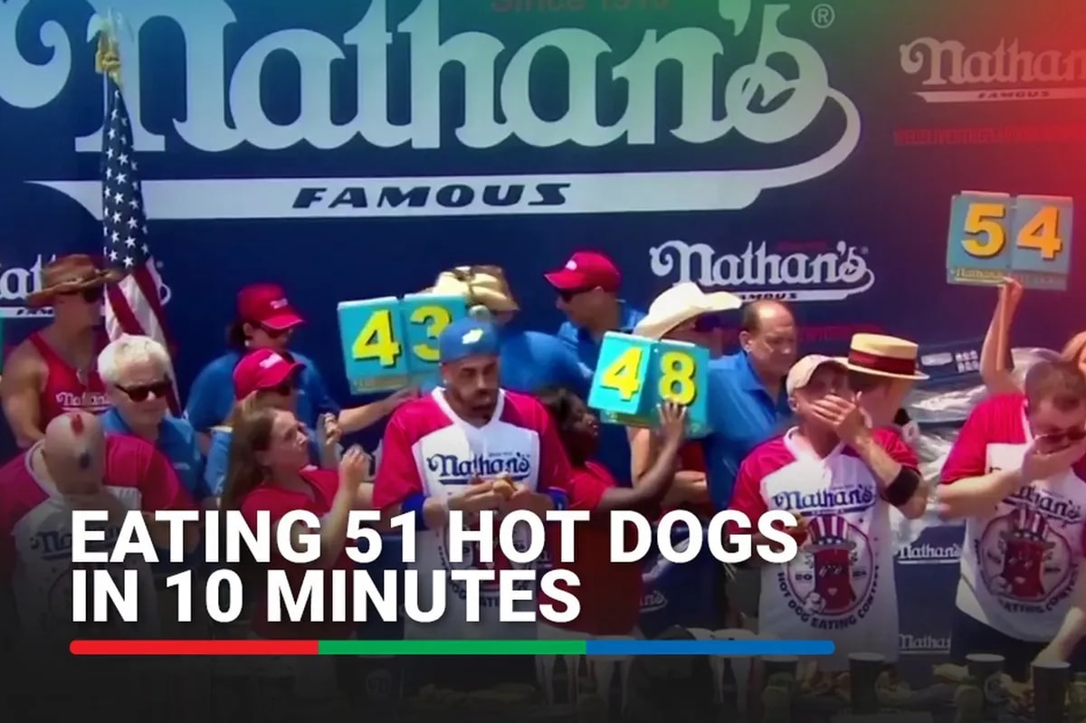 Hot dog eating champions chomp their way to victory in July 4 ...